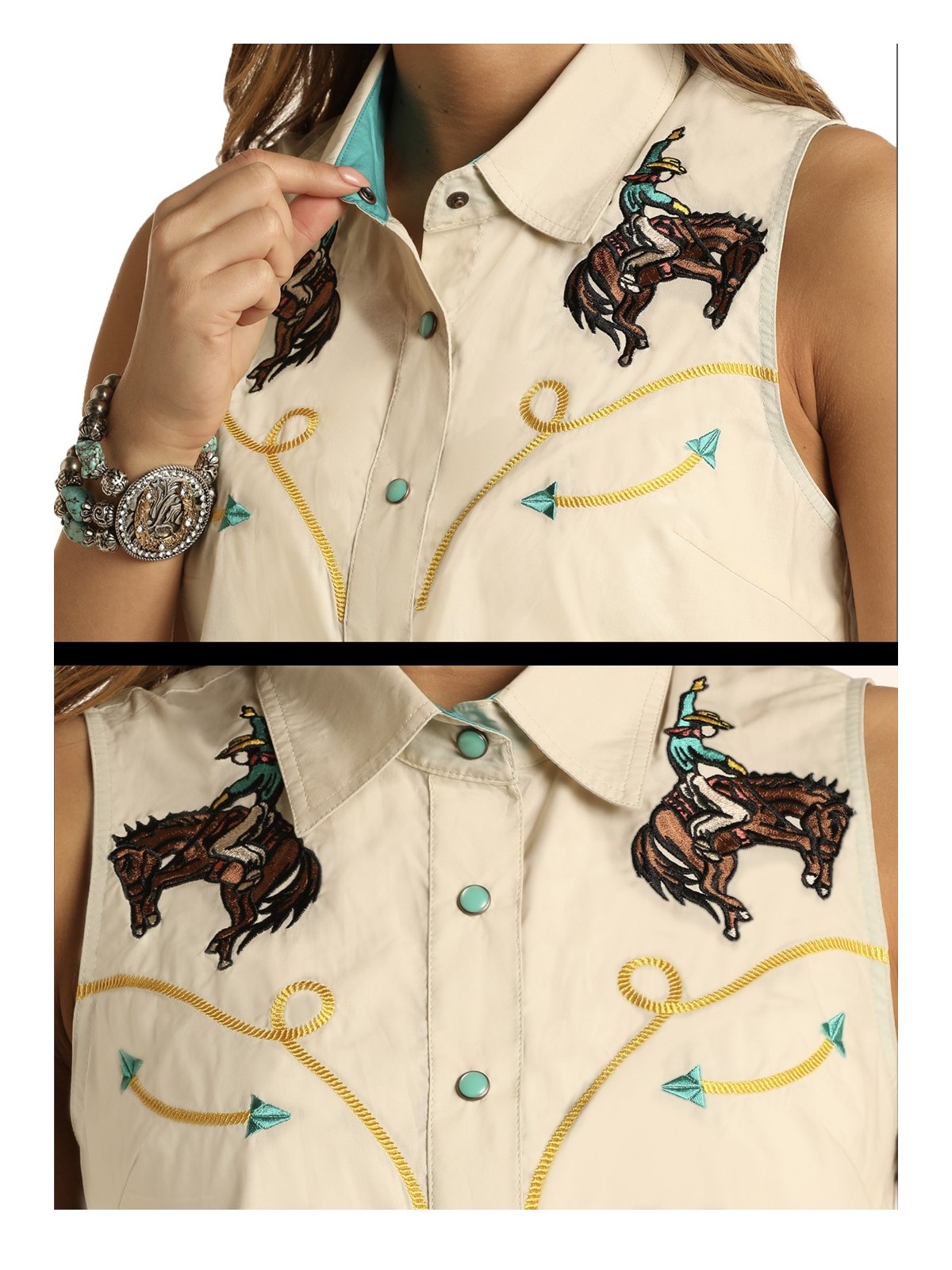 DB Shirt Bucking Horse and Rider - S