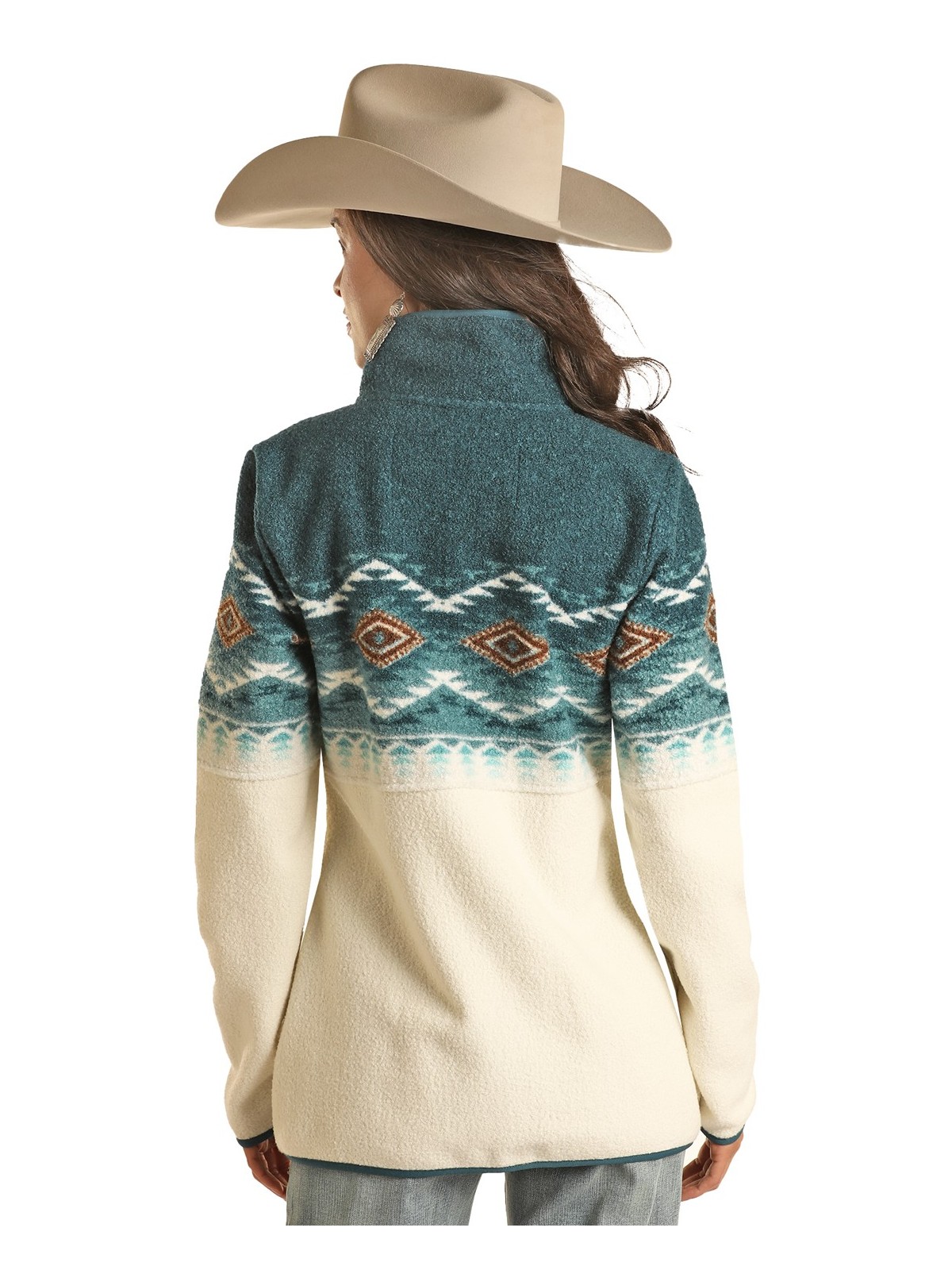 Aztec Border Pullover Size XS